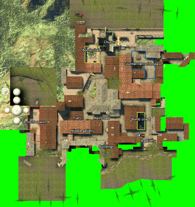 Counter-Strike: Source/de inferno — StrategyWiki | Strategy guide and ...