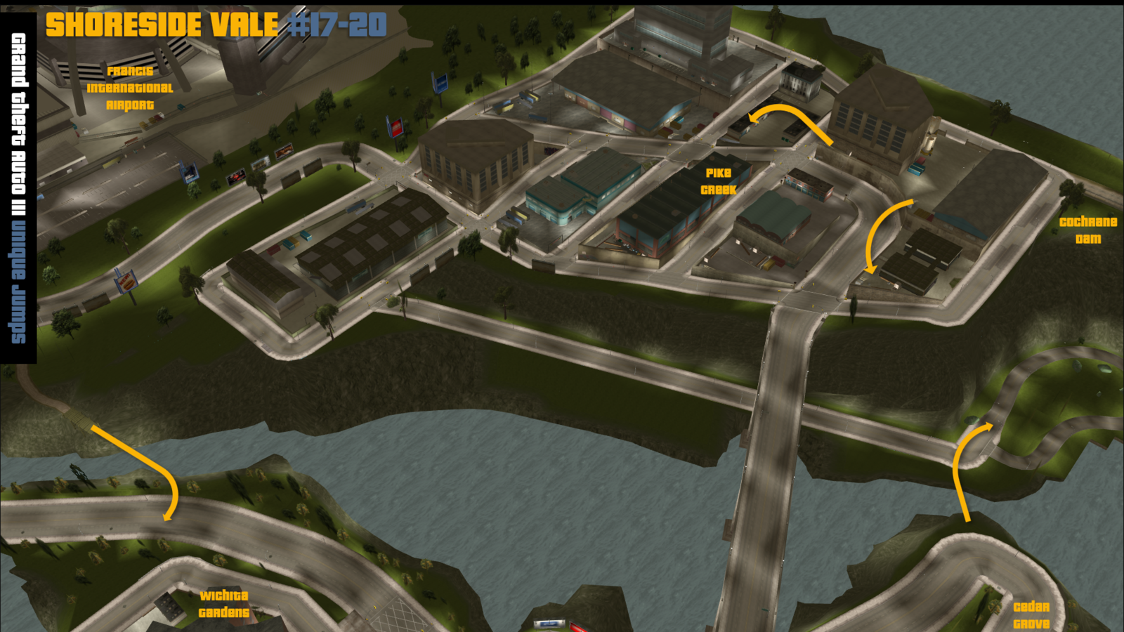 Grand Theft Auto III/Unique Stunt Jumps — StrategyWiki | Strategy guide ...