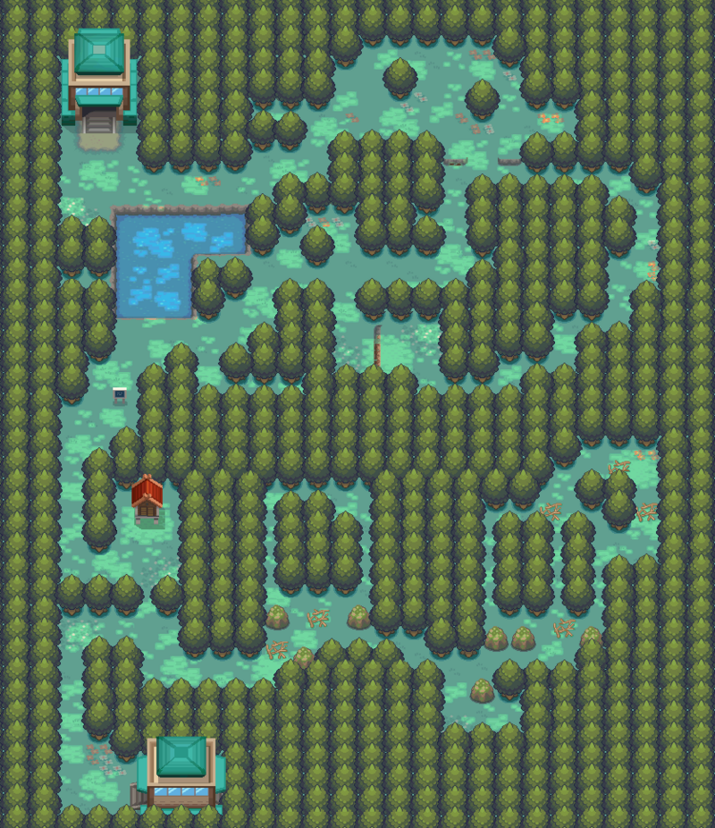 Pokémon HeartGold and SoulSilver/Ilex Forest — StrategyWiki | Strategy ...