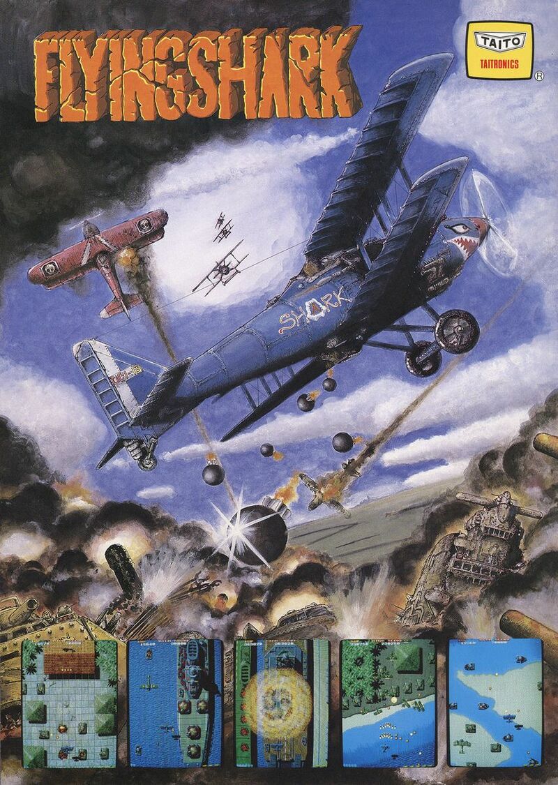 File:Flying Shark arcade flyer.jpg — StrategyWiki | Strategy guide and ...