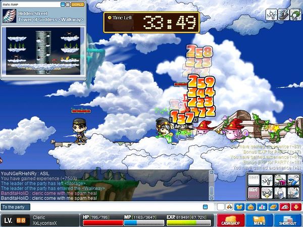 MapleStory/Remnant of the Goddess — StrategyWiki, the video game ...