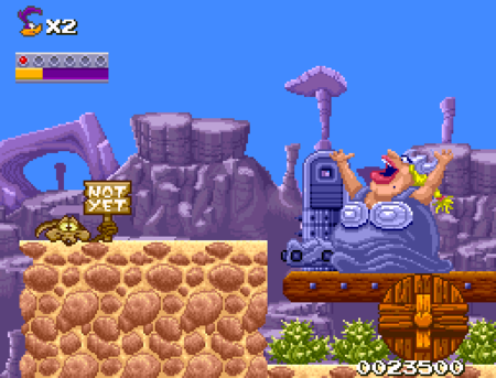 Road Runner's Death Valley Rally/Zippity Splat boss — StrategyWiki ...