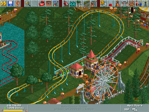RollerCoaster Tycoon: Loopy Landscapes/Octagon Park — StrategyWiki ...