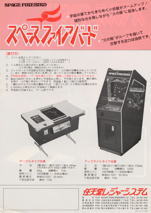File:SpaceFirebird NintendoArcadeFlyerJP back.png — StrategyWiki ...