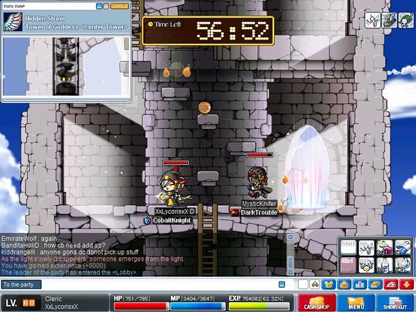 MapleStory/Remnant of the Goddess — StrategyWiki, the video game ...