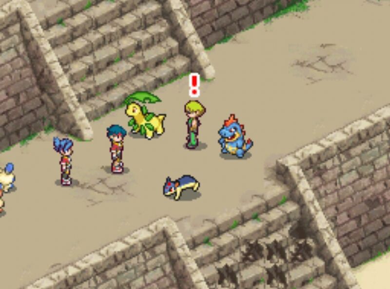 File:Pokemon Ranger Go-Rock Bayleef, Croconaw and Quilava attack.jpg ...