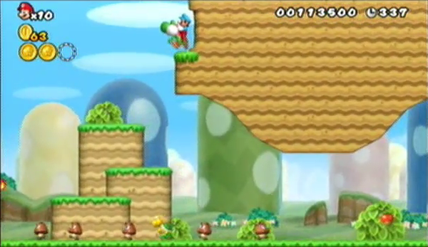 New Super Mario Bros. Wii/World 1-3 — StrategyWiki | Strategy guide and ...