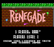 Renegade/NES-SMS Walkthrough — StrategyWiki | Strategy guide and game ...