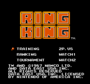 Ring King — StrategyWiki | Strategy guide and game reference wiki