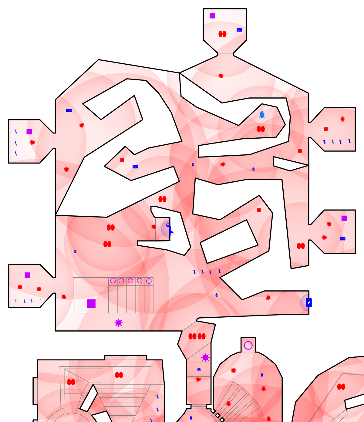 File:Skaphander McGyver Weights Room Hard Map.svg — StrategyWiki | Strategy guide and game ...