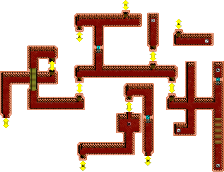 File:Crystalis Map SealedCave.png — StrategyWiki, the video game ...