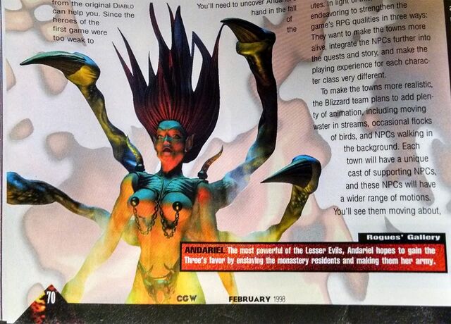 File:Diablo II Andariel promo.jpg — StrategyWiki | Strategy guide and ...