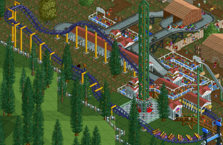 RollerCoaster Tycoon/Roller Coasters — StrategyWiki | Strategy guide ...