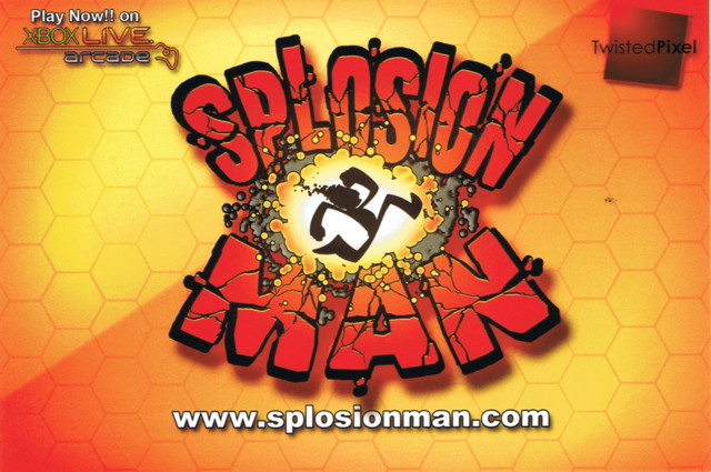 File:Splosion Man flyer front.png — StrategyWiki | Strategy guide and ...