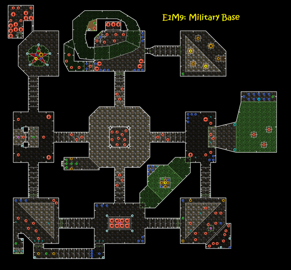 Doom/E1M9: Military Base — StrategyWiki | Strategy guide and game ...