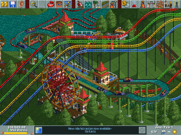 Rollercoaster Tycoon Corkscrew Follies Giggle Downs — Strategywiki