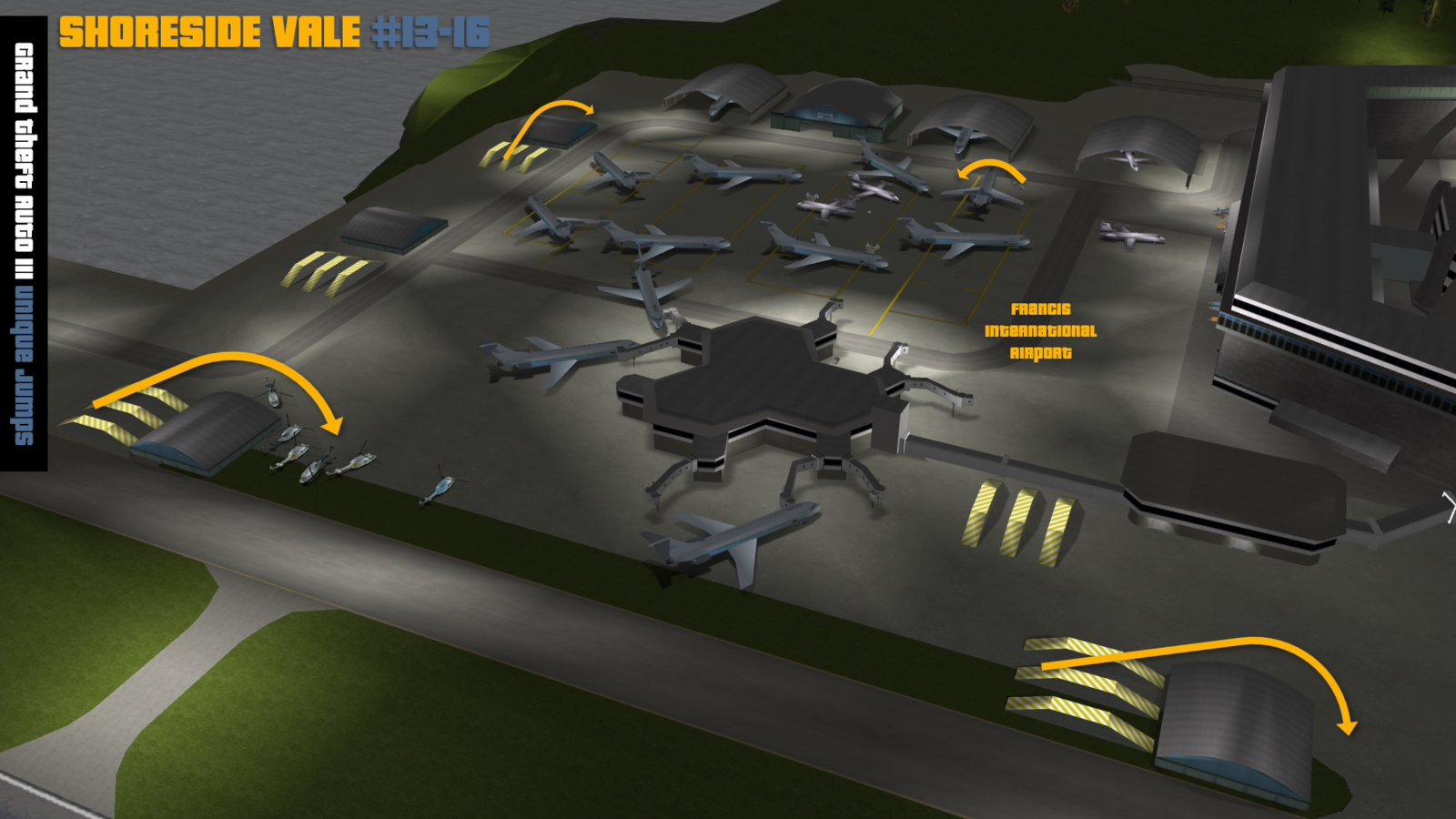 Grand Theft Auto III/Unique Stunt Jumps — StrategyWiki | Strategy guide ...