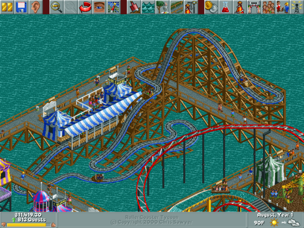 RollerCoaster Tycoon: Loopy Landscapes/Big Pier 2 — StrategyWiki ...