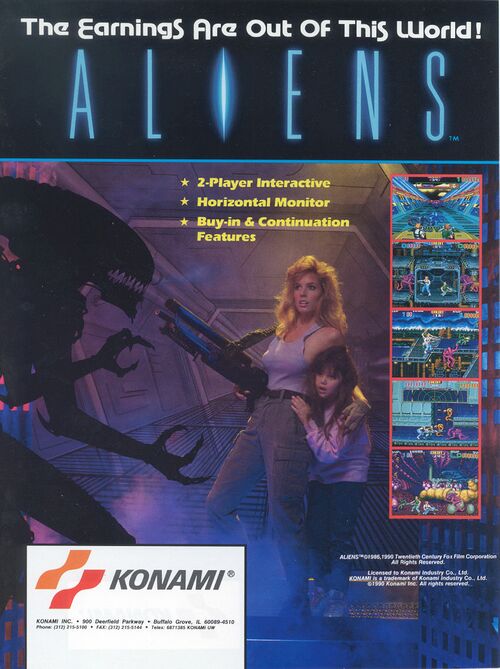 Aliens (arcade) — StrategyWiki | Strategy guide and game reference wiki