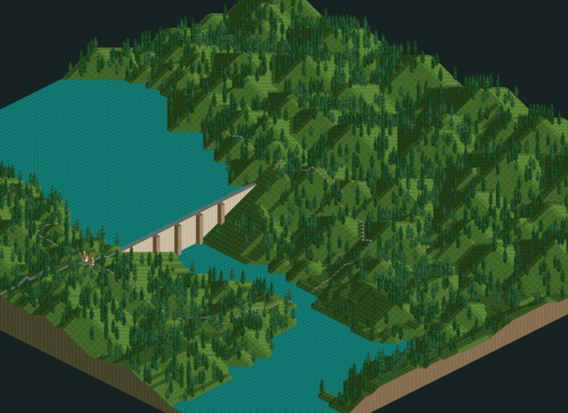 Rollercoaster Tycoon Corkscrew Follies Butterfly Dam — Strategywiki
