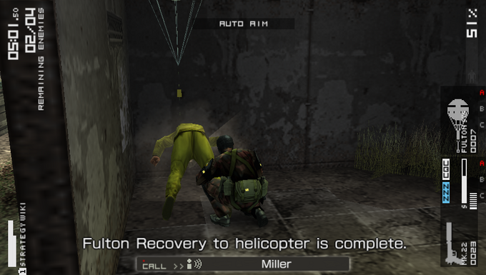 Metal Gear Solid: Peace Walker/Extra Ops 011 - Fulton Recovery ...