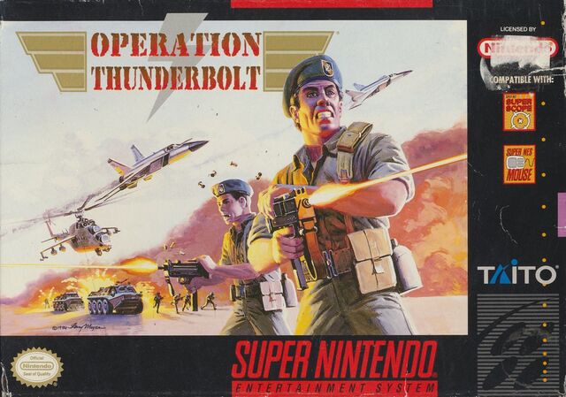 File:Operation Thunderbolt SNES box.jpg — StrategyWiki | Strategy guide ...