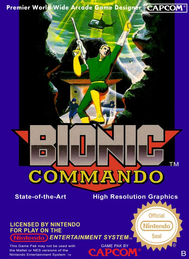 File:Bionic Commando NES EU box.jpg — StrategyWiki | Strategy guide and ...