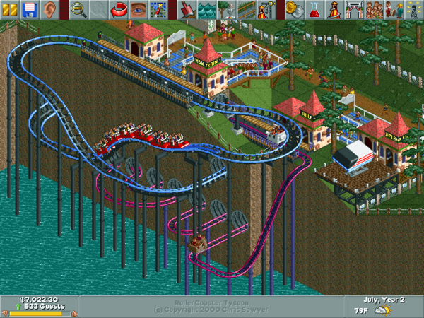 Rollercoaster Tycoon Corkscrew Follies Whispering Cliffs