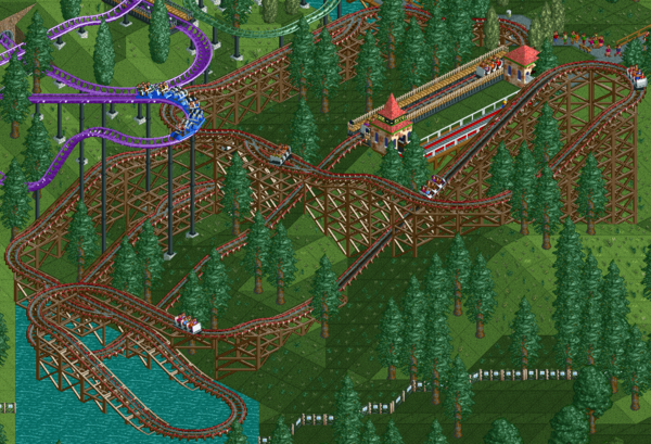 RollerCoaster Tycoon/Roller Coasters — StrategyWiki | Strategy guide ...