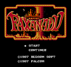Faxanadu — StrategyWiki | Strategy guide and game reference wiki