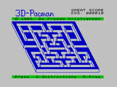 3D Pac-Man (1983) — StrategyWiki | Strategy guide and game reference wiki