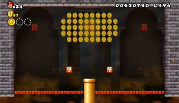 New Super Mario Bros. Wii/World 1-Castle — StrategyWiki | Strategy ...