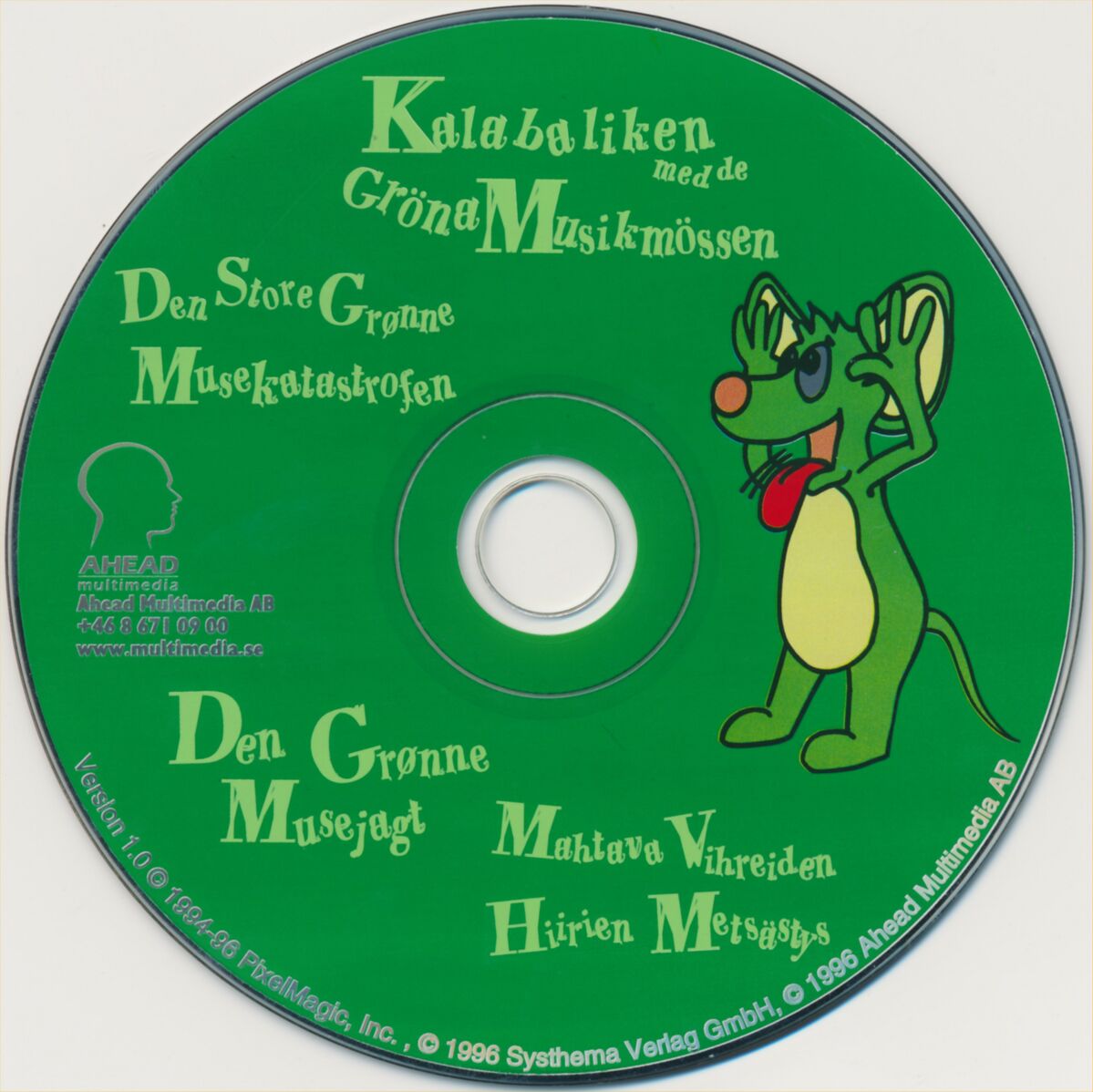 File:Green mouse disaster cd.jpg — StrategyWiki | Strategy guide and ...