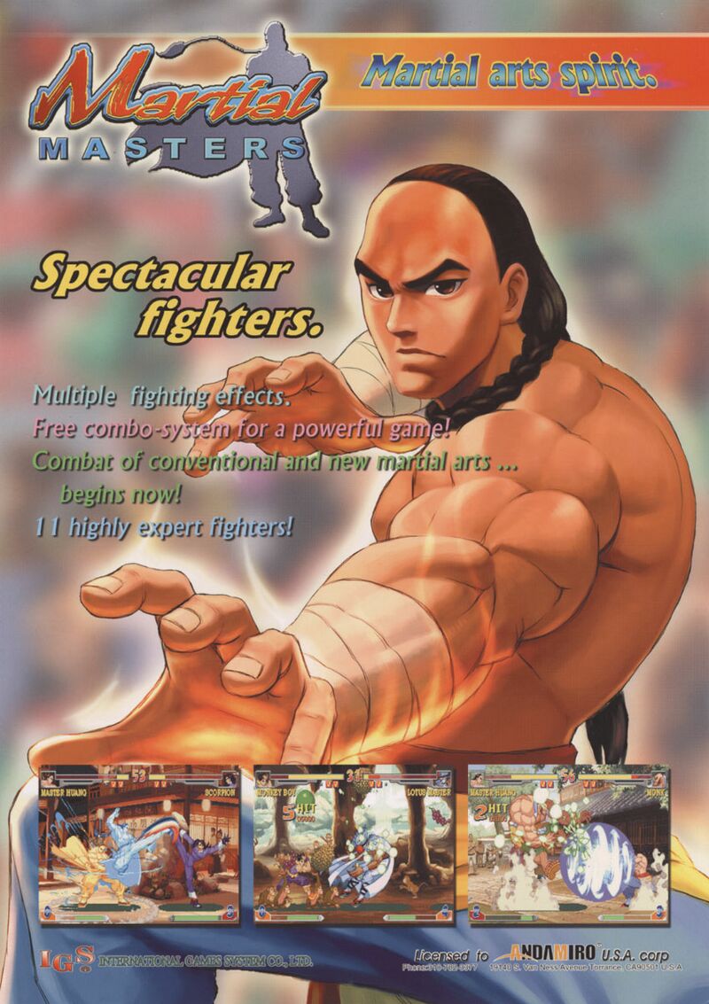 Martial Masters — StrategyWiki | Strategy guide and game reference wiki