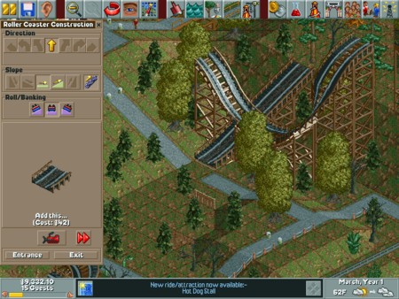 RollerCoaster Tycoon: Corkscrew Follies/Rotting Heights — StrategyWiki ...