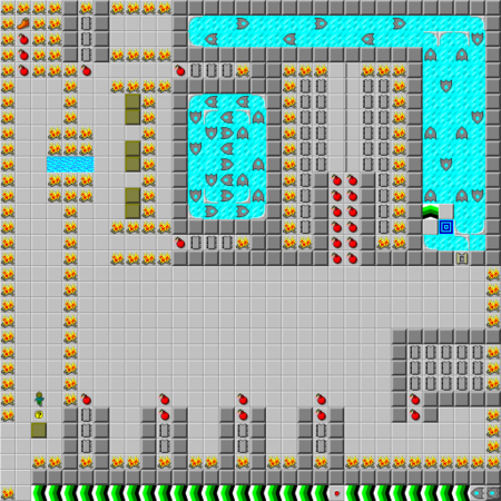Chip's Challenge/Level Pack 2/Levels 81-100 — StrategyWiki | Strategy ...