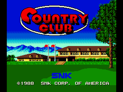 Country Club — StrategyWiki | Strategy guide and game reference wiki