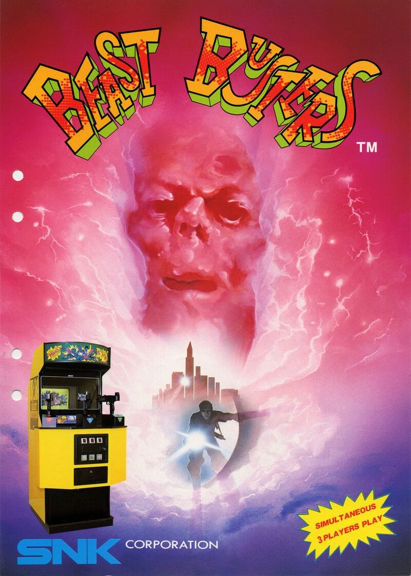File:Beast Busters arcade flyer.jpg — StrategyWiki | Strategy guide and ...