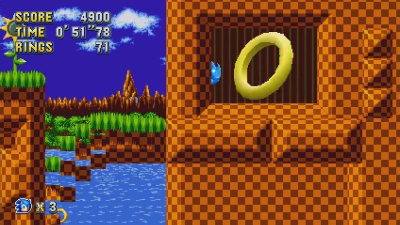 File:Sonic Mania screen Special Stage giant ring.jpg — StrategyWiki ...