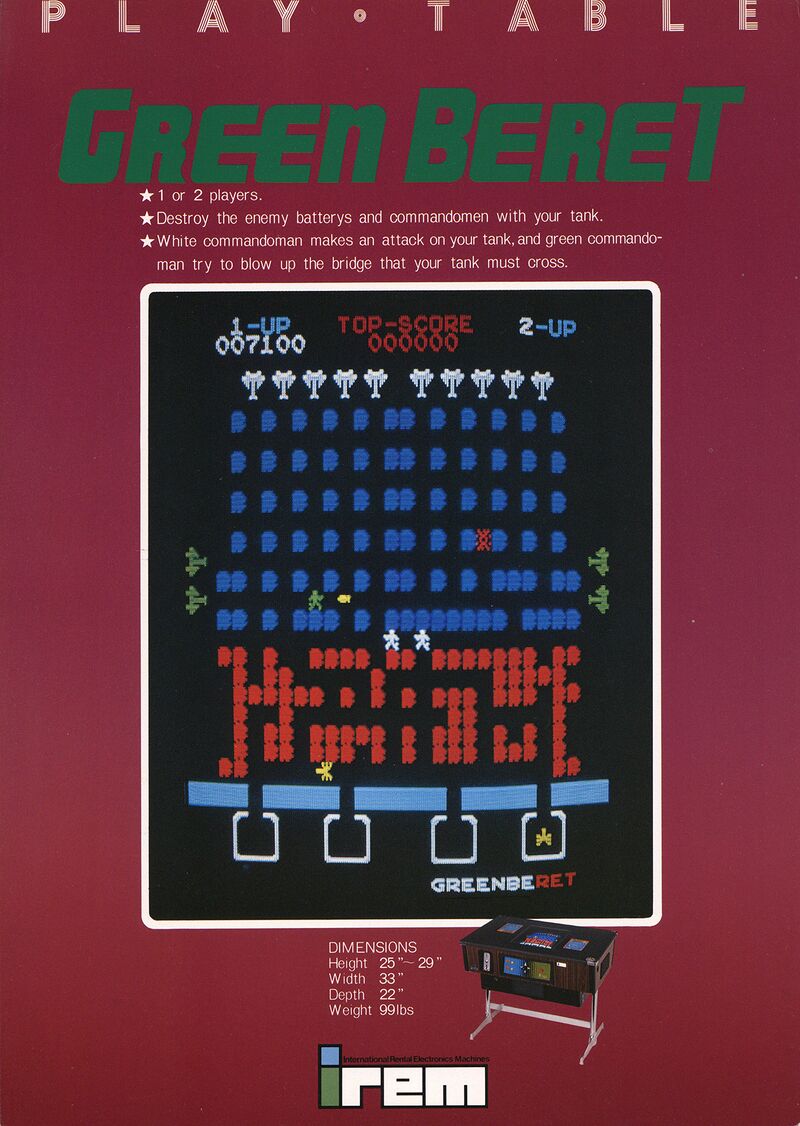 Green Beret (1980) — StrategyWiki | Strategy guide and game reference wiki