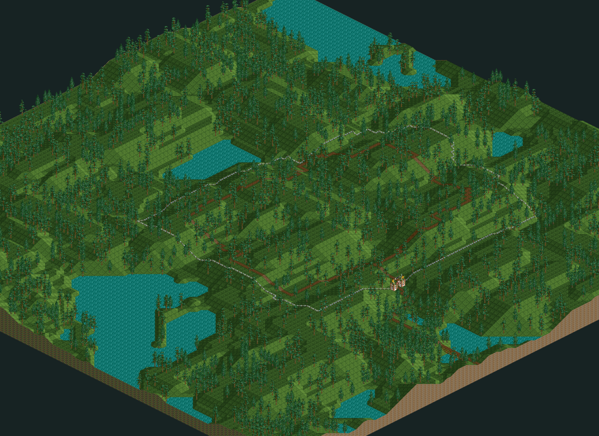 RollerCoaster Tycoon: Corkscrew Follies/Harmonic Hills — StrategyWiki ...