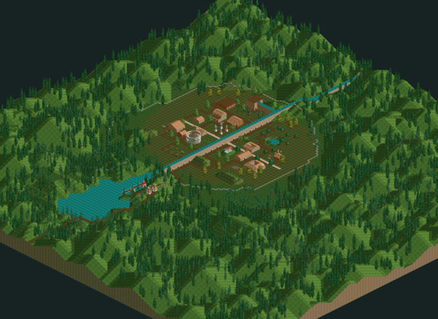 RollerCoaster Tycoon: Corkscrew Follies/Roman Village — StrategyWiki ...
