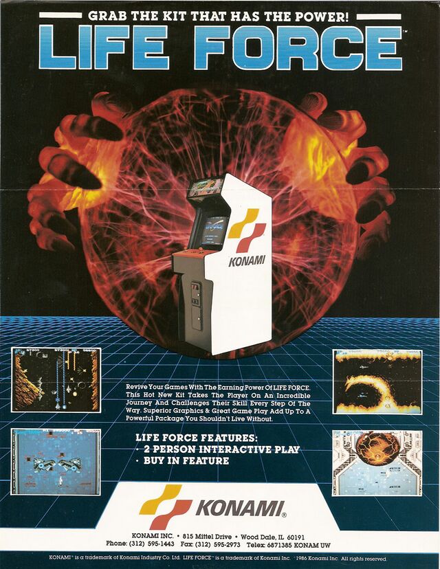 File:Lifeforce arcade flyer.jpg — StrategyWiki | Strategy guide and ...