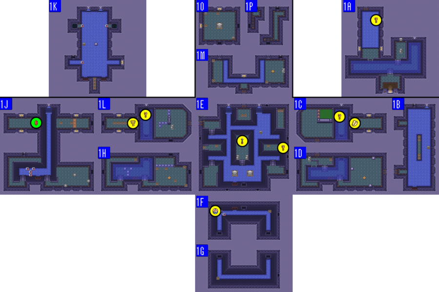 The Legend of Zelda: A Link to the Past/Swamp Palace — StrategyWiki ...