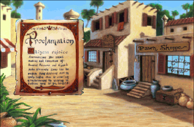 File:KQ6 Proclamation on Town Wall.png — StrategyWiki | Strategy guide ...