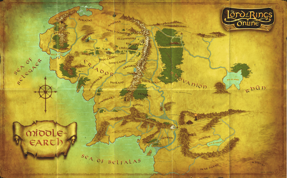 File:LOTRO Moria world map poster.png — StrategyWiki | Strategy guide ...