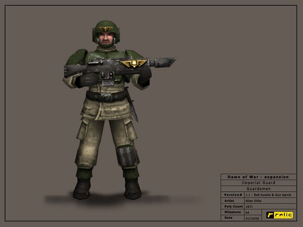 Warhammer 40,000: Dawn of War/Imperial Guard — StrategyWiki | Strategy ...