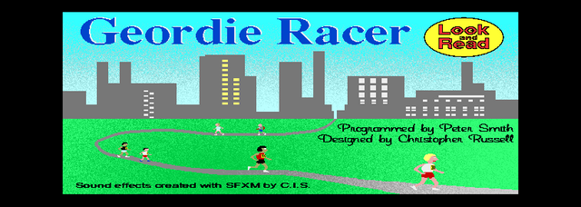 File:Geordie Racer Acorn Archimedes title screen.png — StrategyWiki ...