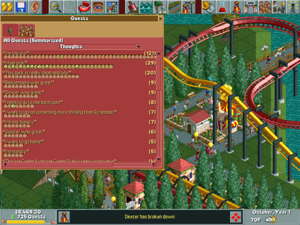 Rollercoaster Tycoon Corkscrew Follies Swamp Cove — Strategywiki