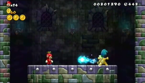 New Super Mario Bros. Wii/World 1-Fortress — StrategyWiki | Strategy ...